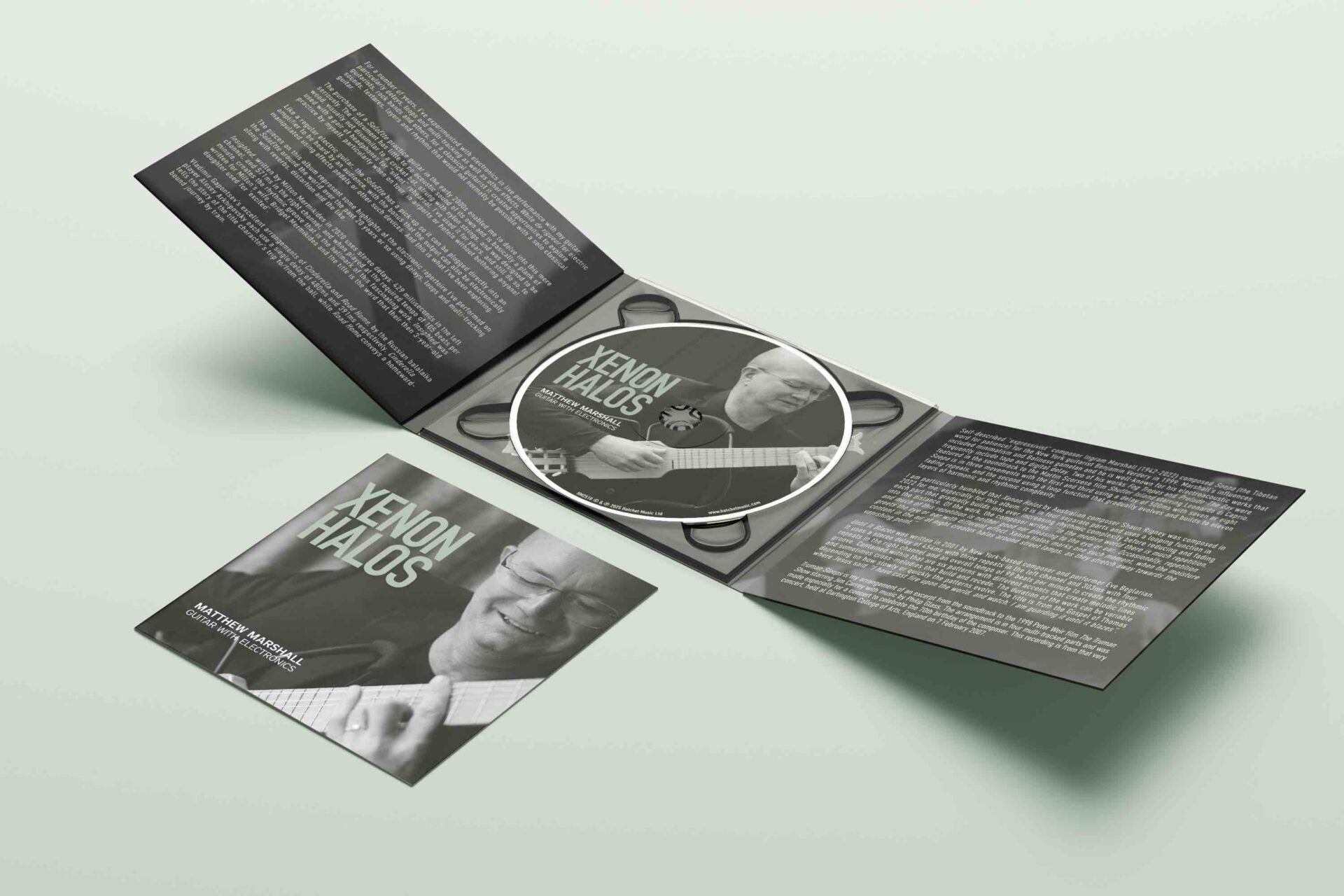 Music Album Artwork Design - Xenon Halos - Boxcar Digital Studio